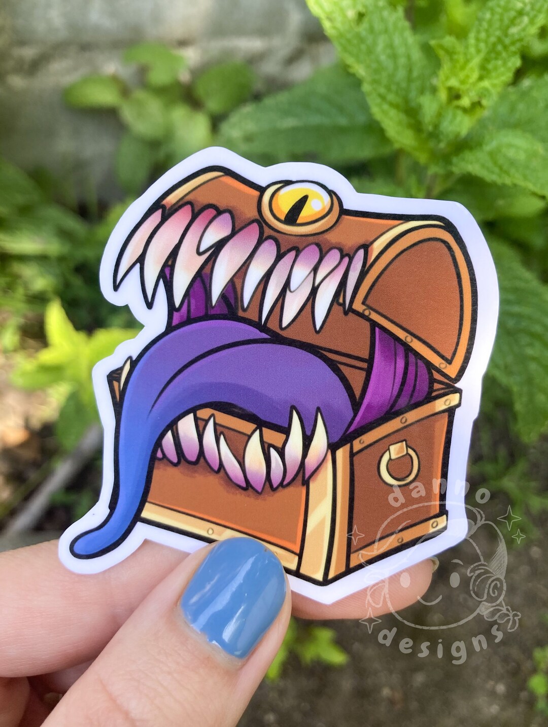 Mimic Chest Vinyl Sticker - Etsy