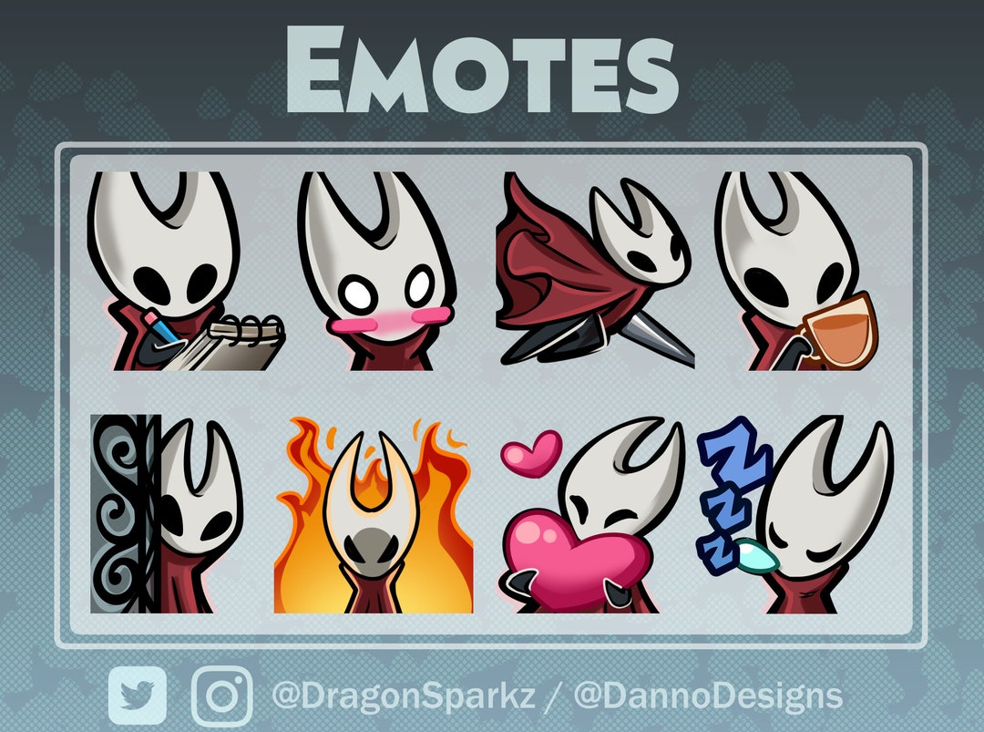Hollow Knight | Hornet Emotes (twitch/discord) - Kawaii | Instant ...