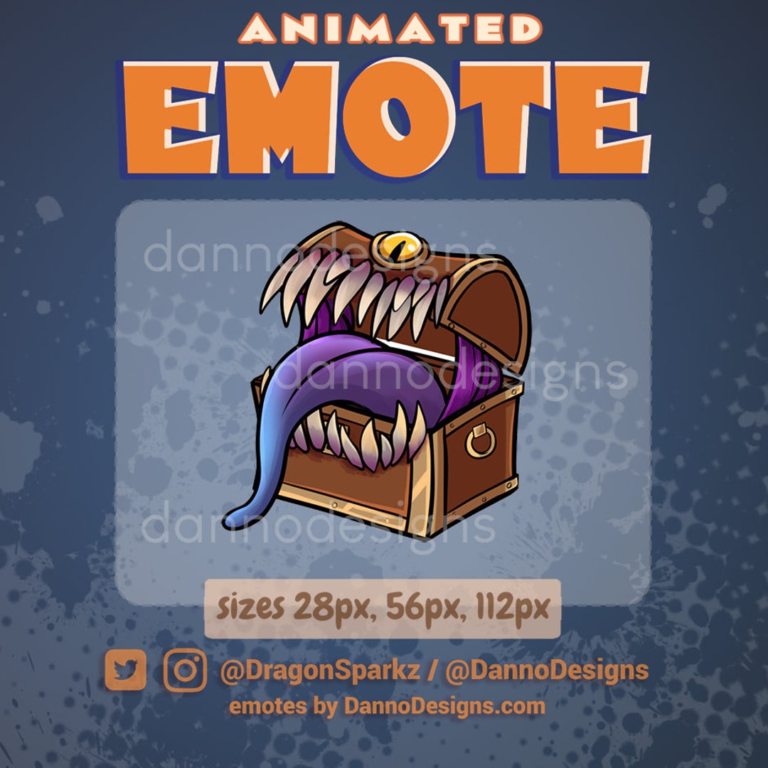 Mimic Chest, Animated Emote (twitch/discord) | Instant Download - Etsy