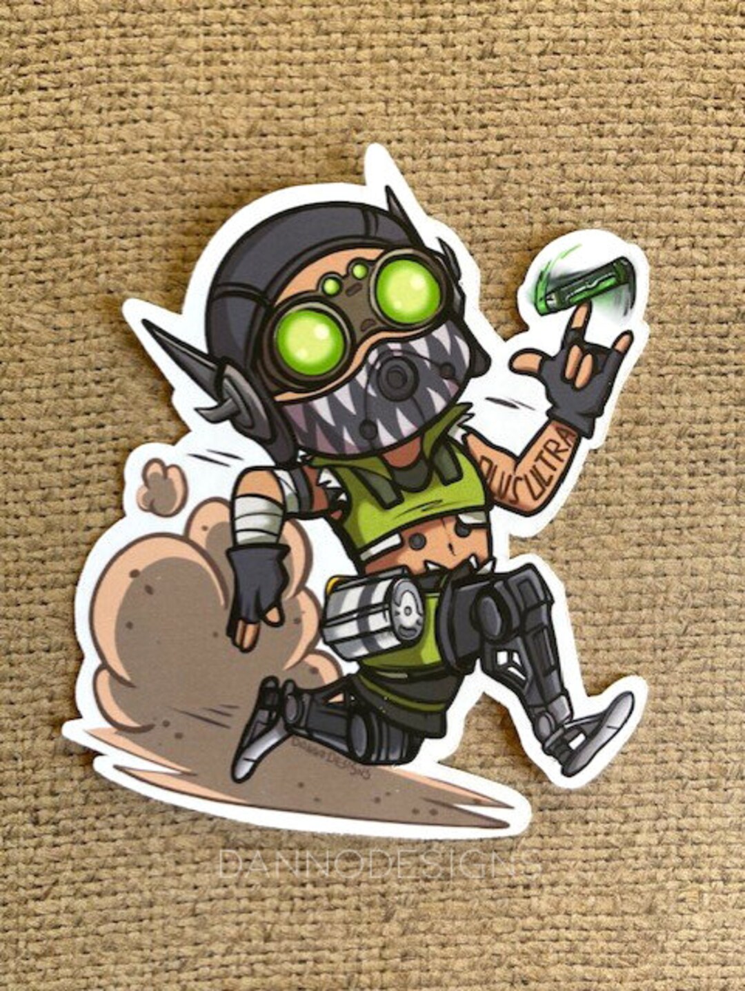 Octane Weatherproof Vinyl Sticker Apex Legends - Etsy Australia