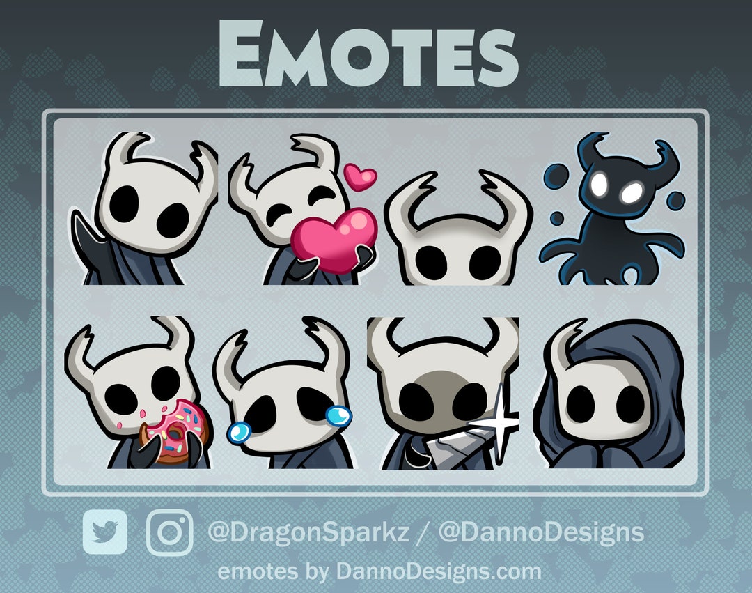 Hollow Knight Emotes twitch/discord Kawaii Instant - Etsy