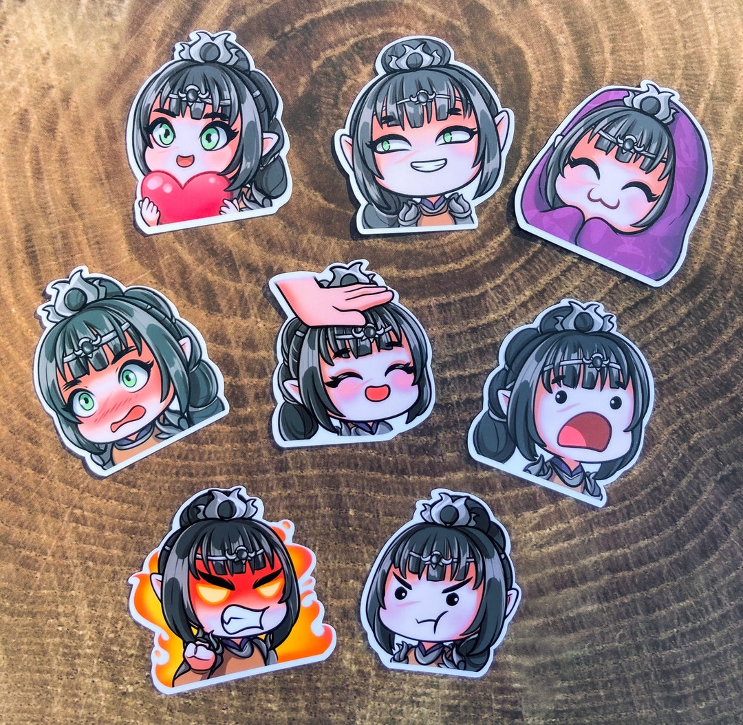 Cute Half-elf Cleric , Baldurs Gate 3 Shadowheart Stickers select or ...