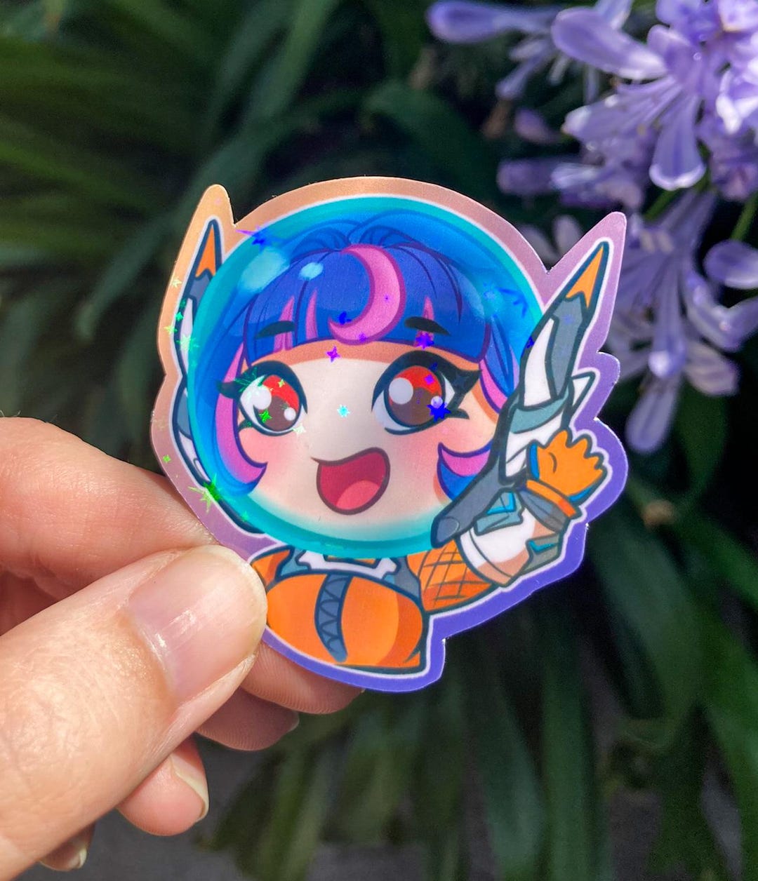 Overwatch - Juno "hello!" Vinyl or Sparkle Sticker - Etsy