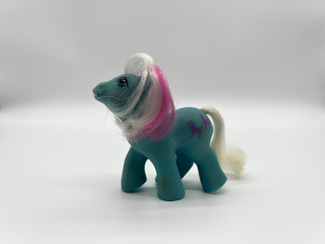 Vintage Hasbro My Little Pony G1 First Tooth Baby Pony Fifi 1987 Blue ...