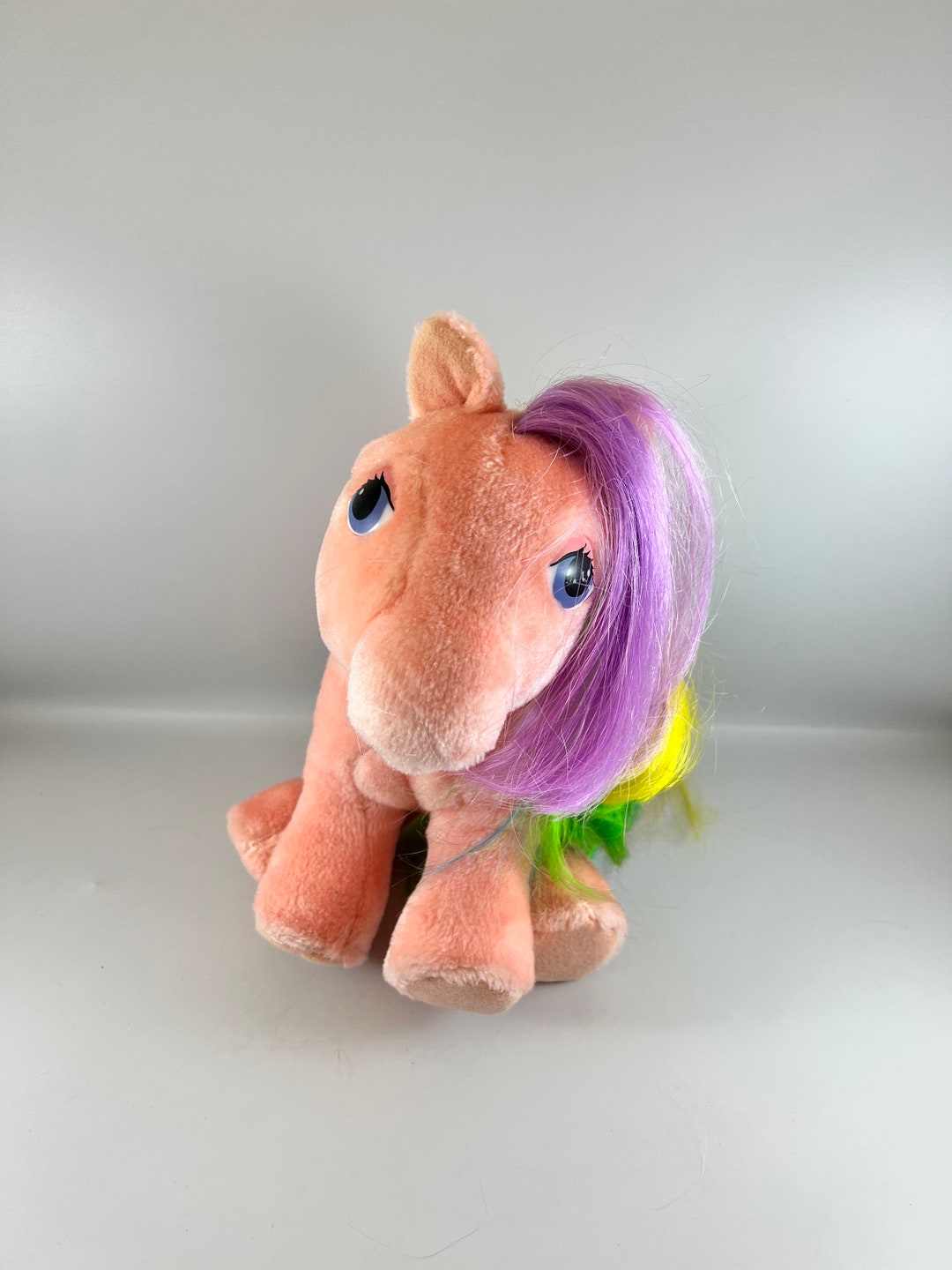 Vintage 1984 Hasbro Softies My Little Pony PARASOL Rainbow - Etsy