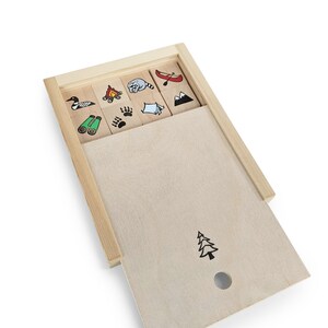 Memory Game NATURE Memory Game Matching Game Wooden Toy Wooden Memory ...