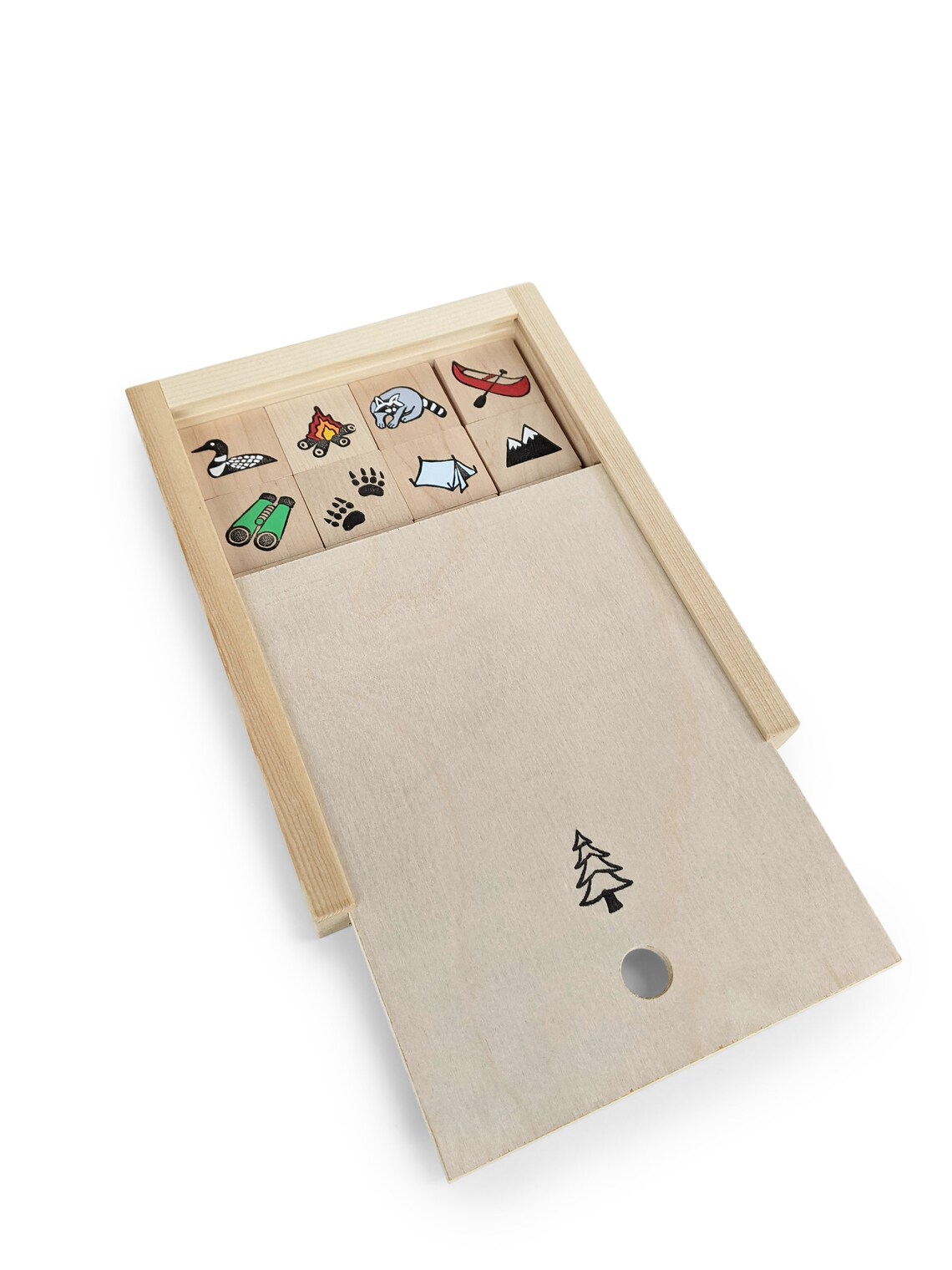 Memory Game Make a Match Game Matching Game Wooden Toy | Etsy