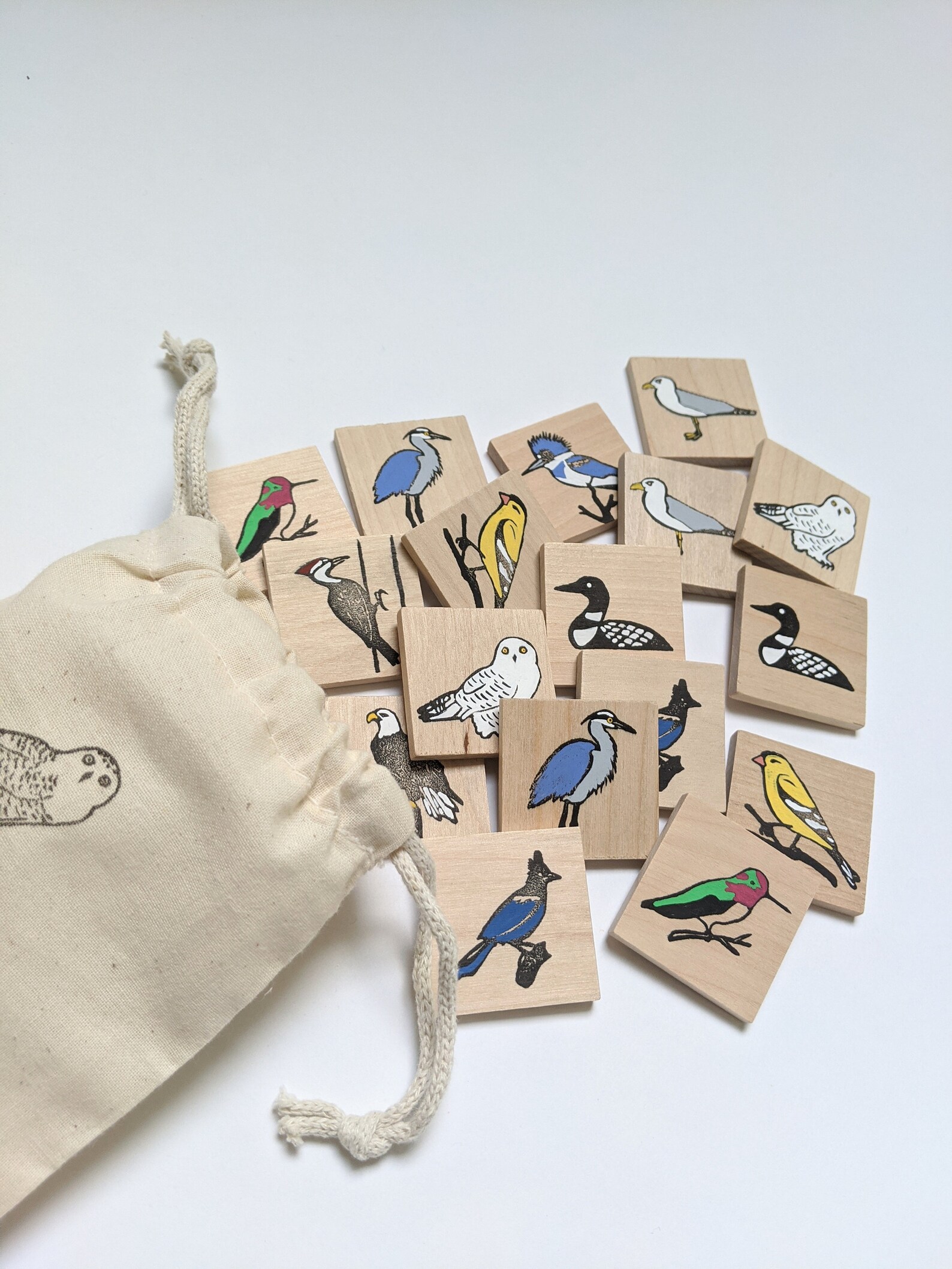 Birds of BC Memory Game birds Memory Game in a BOX Birds of - Etsy