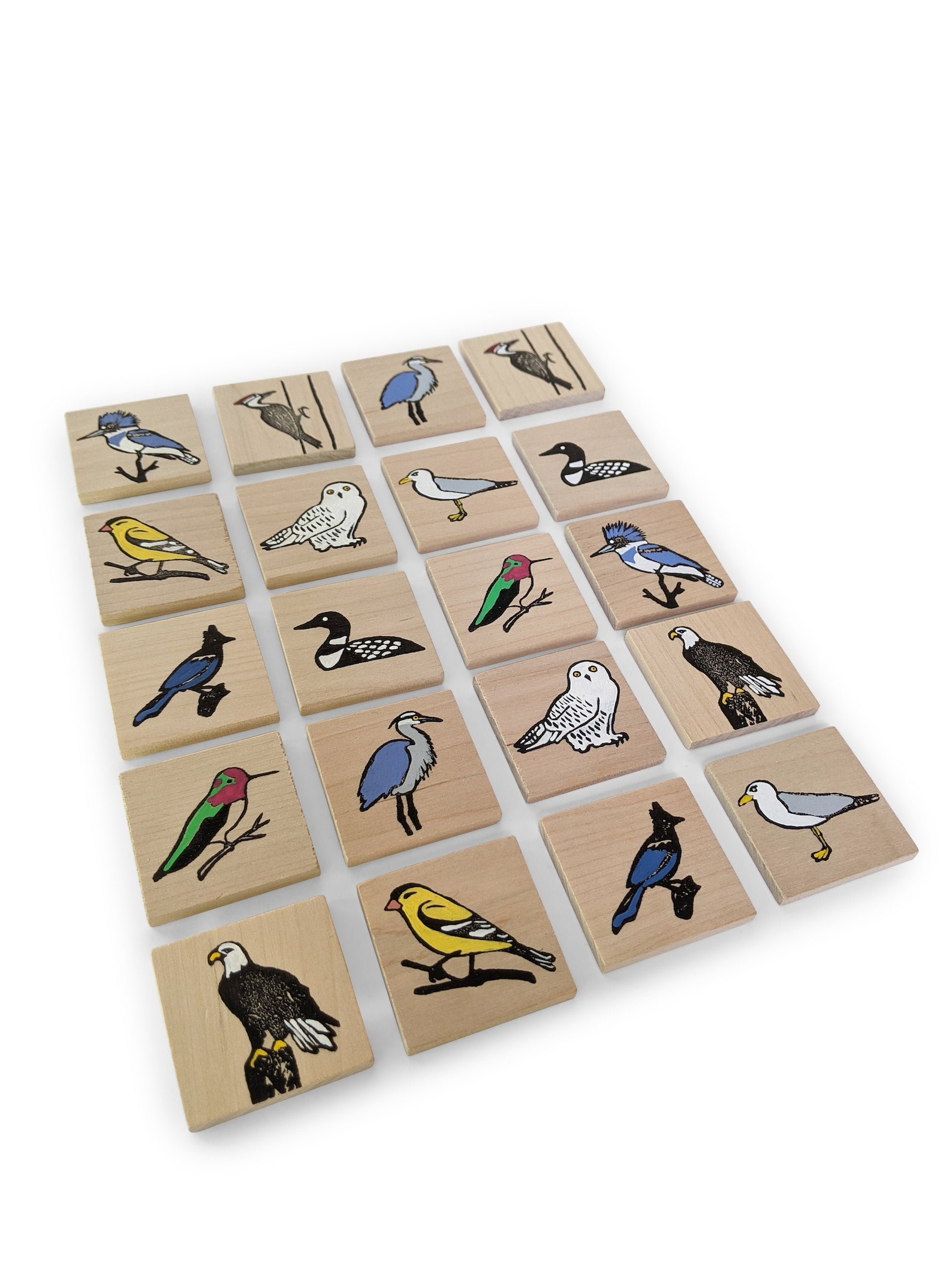 Birds of BC Memory Game birds Memory Game in a BOX Birds of - Etsy