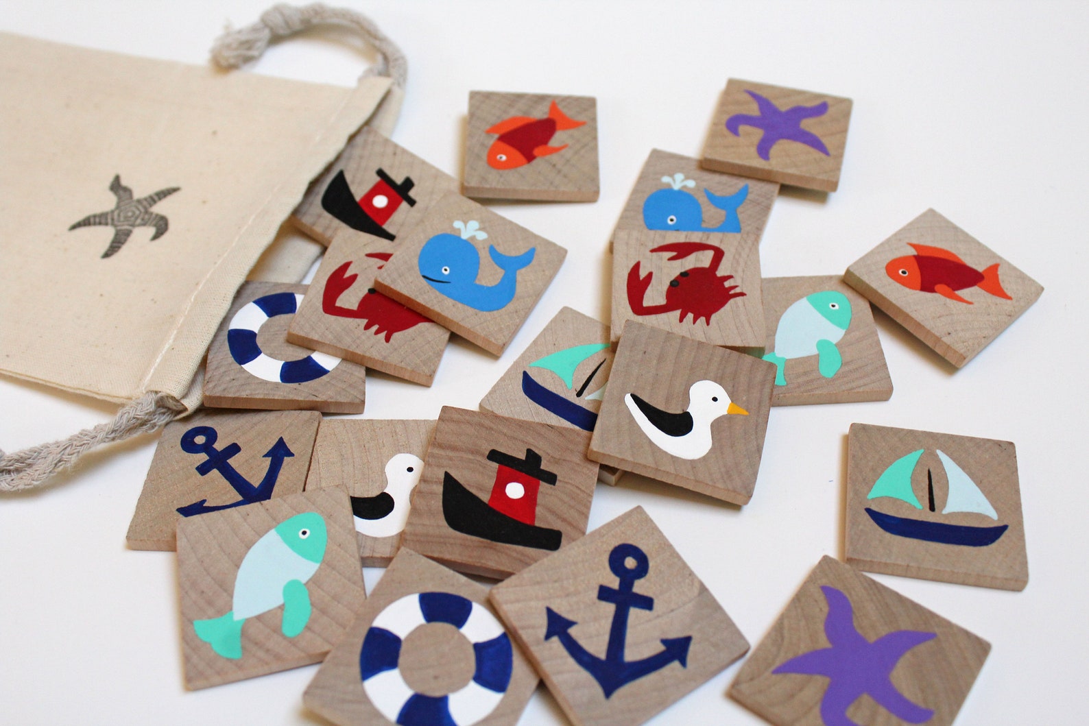 Memory Game OCEAN Memory Game Make a Match Game Matching - Etsy Canada