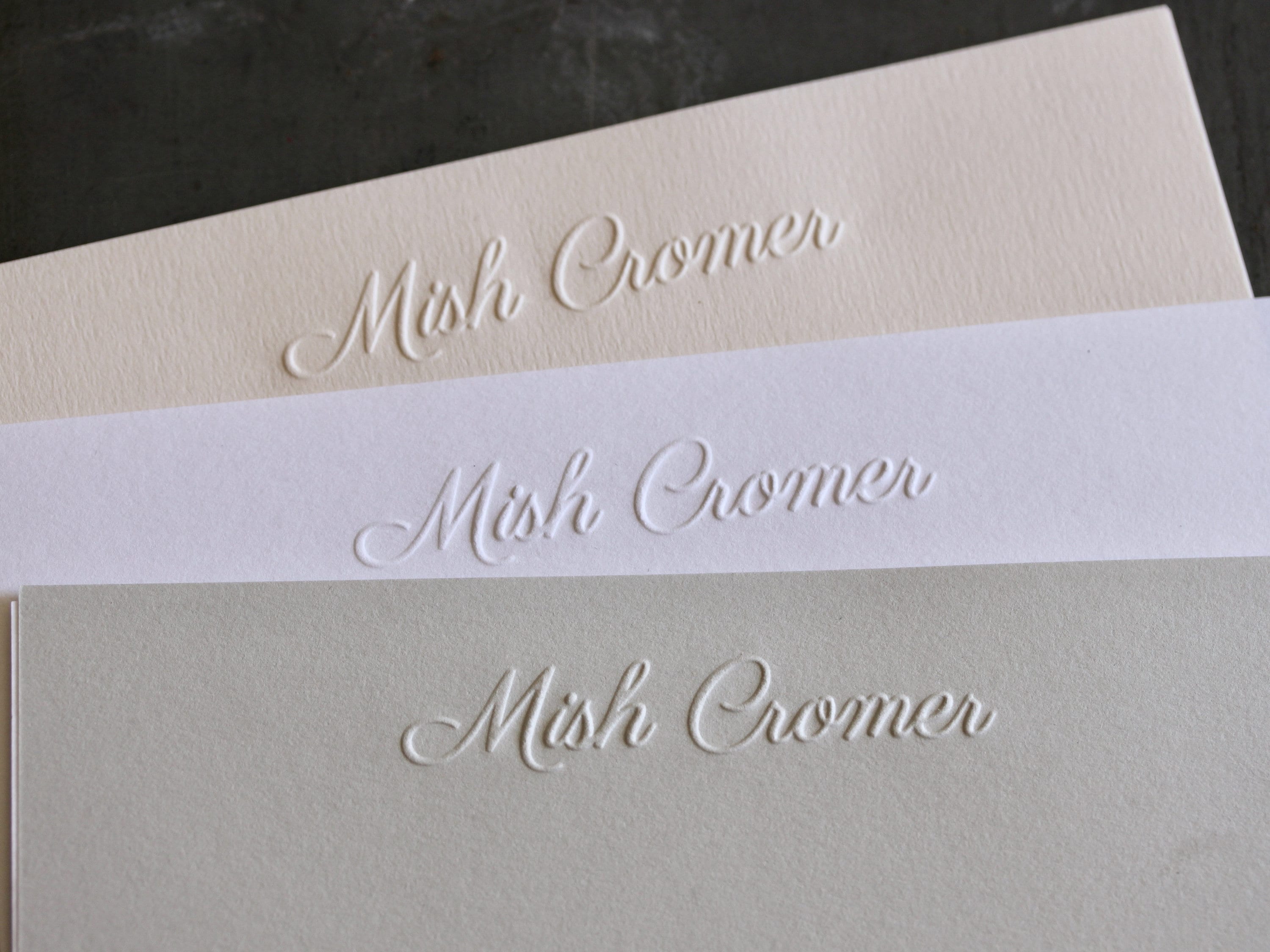 Personalised Embossed Writing Paper Letterpress Printed - Etsy Canada