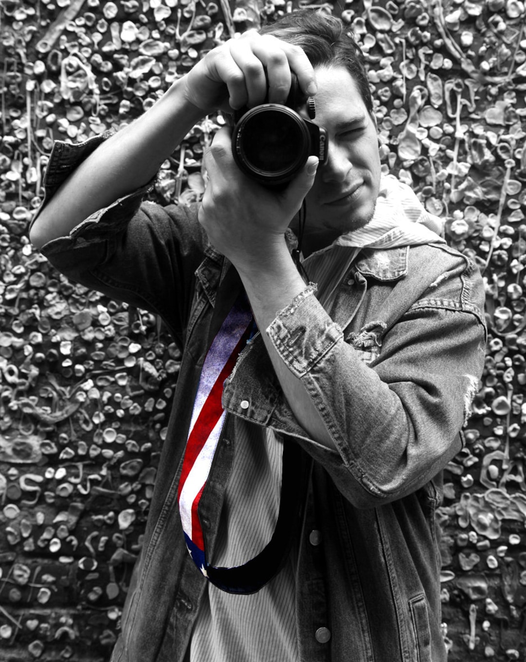 Personalized Vintage USA Flag Camera Strap. Best Gift. Independence Day ...