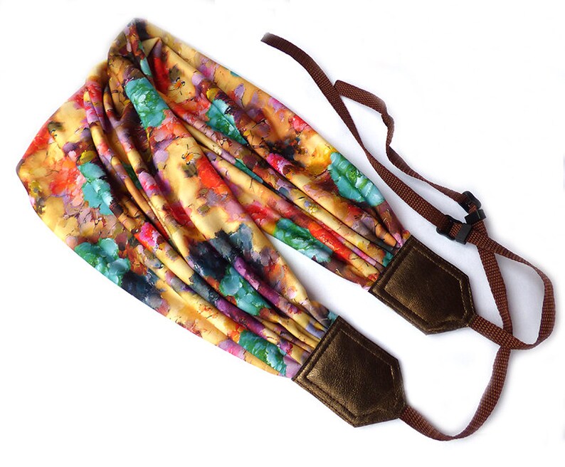 Scarf Camera Strap Floral Camera Strap Camera Strap for - Etsy