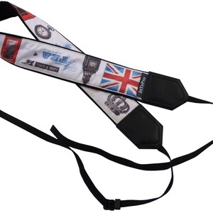 Camera Strap With the British Flag, Big Ben, Queen's Crown ...