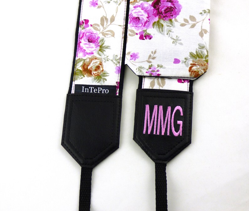 Flowers Camera Strap. Pink Roses Camera Strap. DSLR /SLR - Etsy