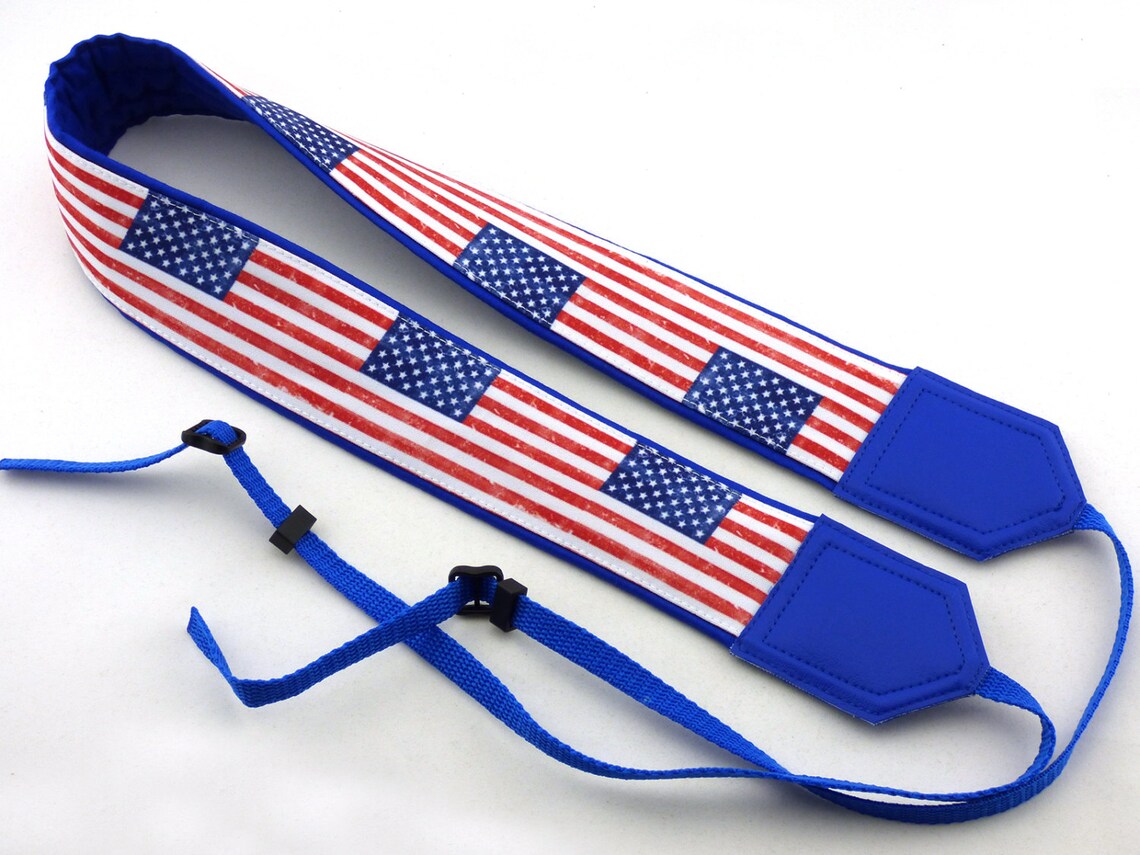 Personalized Camera Strap-independence Day Sale-us Flag Camera | Etsy