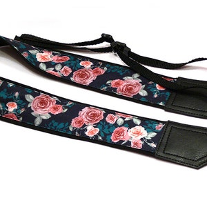 Roses Camera Strap. Flowers Camera Strap. DSLR /SLR Camera Strap ...