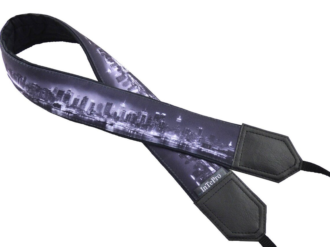 Intepro New York Camera Strap. Skyline Camera Strap. DSLR / - Etsy
