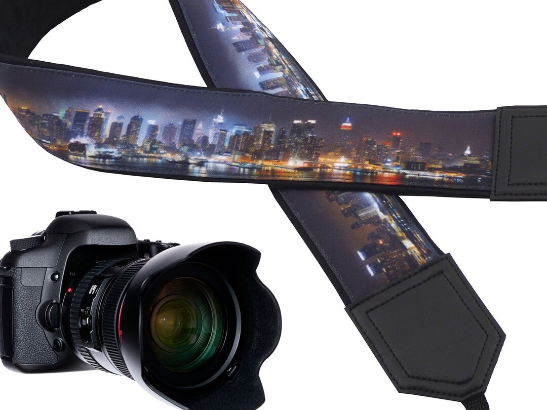 New York City Skyline Padded Camera Strap – Durable & Comfortable - Etsy