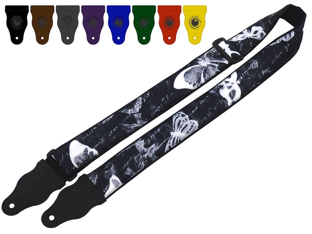 Intepro Acoustic Guitar Strap Handmade Custom Guitar Strap Electric ...