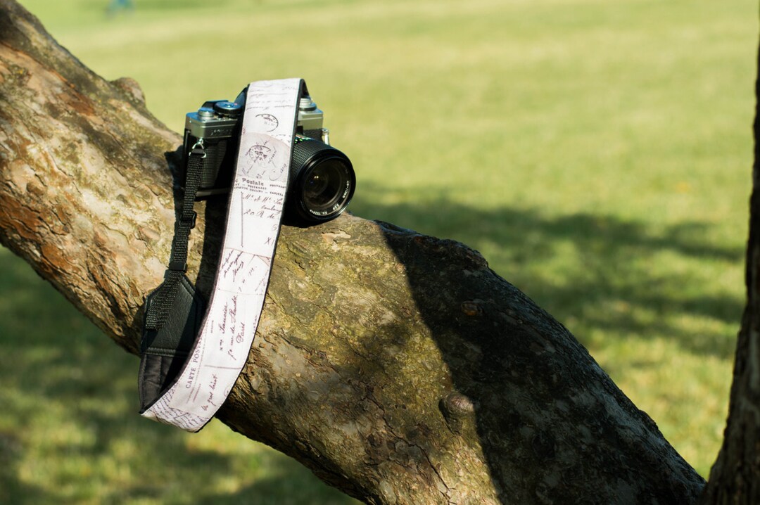 Letters Camera Strap. Vintage Text Camera Strap. DSLR / SLR - Etsy