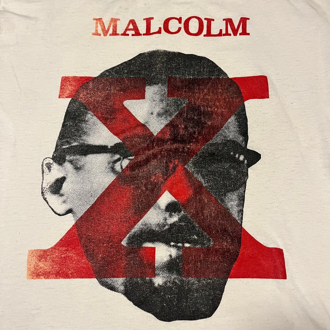 Late 80s 1990s Malcom X by Any Means Necessary Single Stitch - Etsy