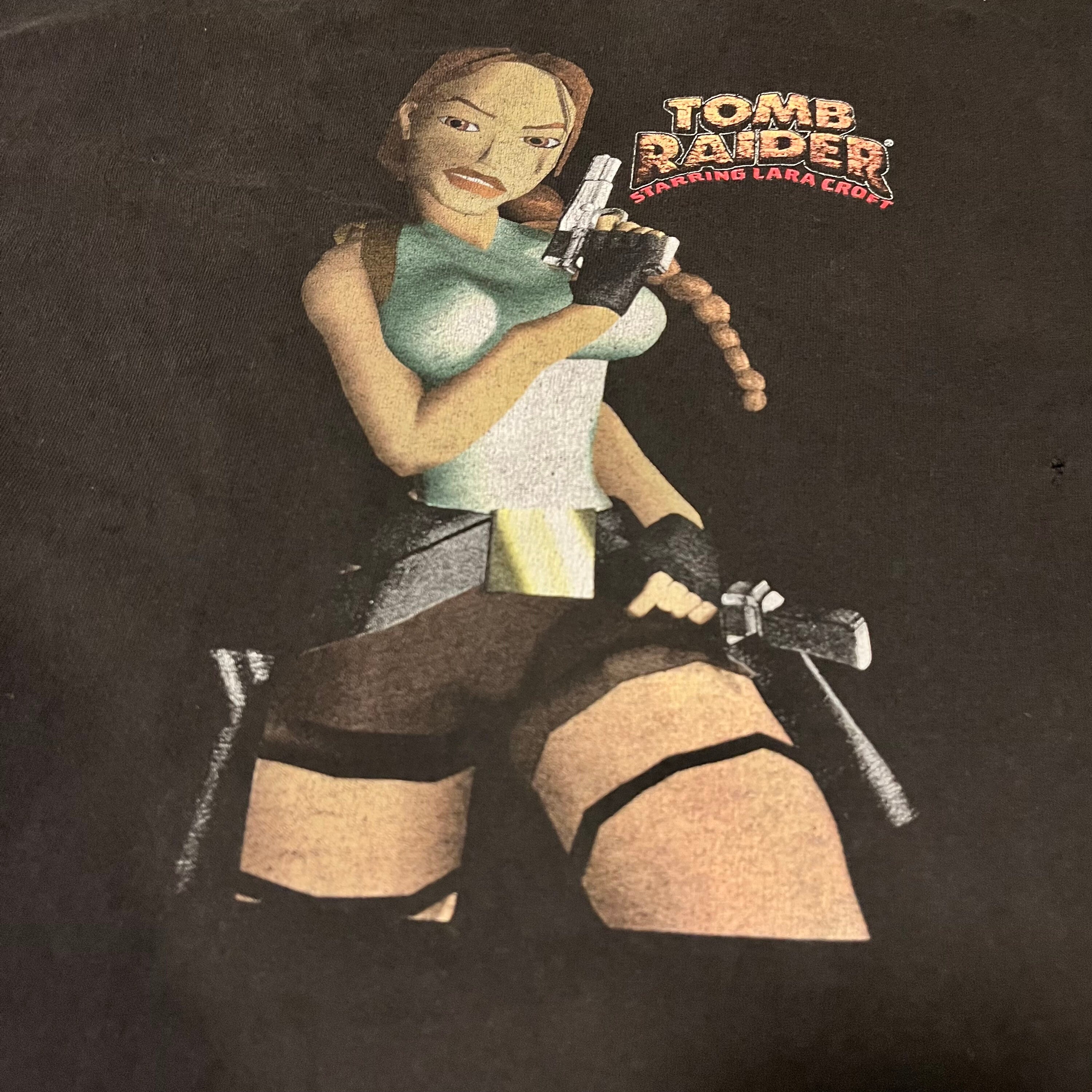 90s Tomb Raider Ps1 Lara Croft T Shirt Size Xl - Etsy 90s Tomb Raider Ps1 Lara Croft T Shirt Size Xl - Etsy