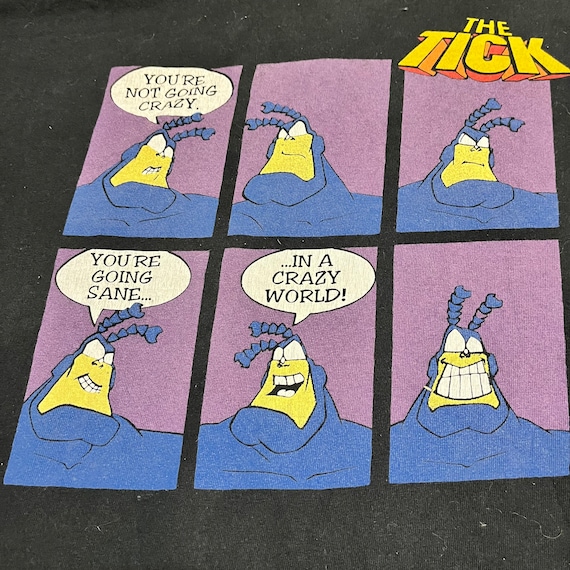 1990s the tic comic book T-shirt made in usa size xl … - Gem