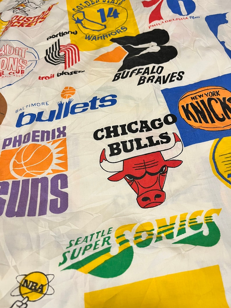 Vintage Nba Sheet Dead Stock Queen Size No Damage - Etsy