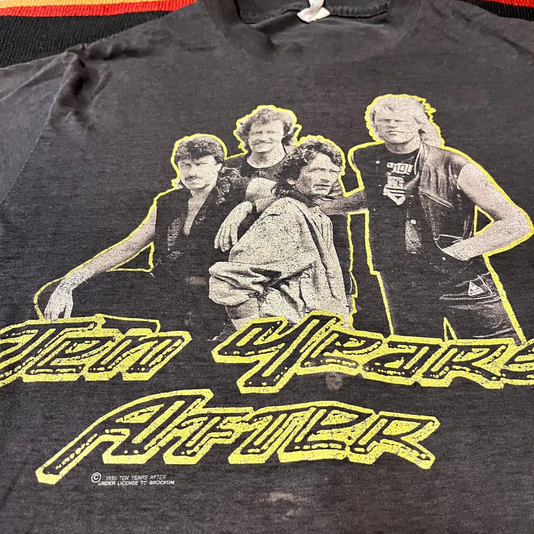 1989 Ten Years Later Band Tour Shirt Made in Usa 50/50 Single Stitch ...