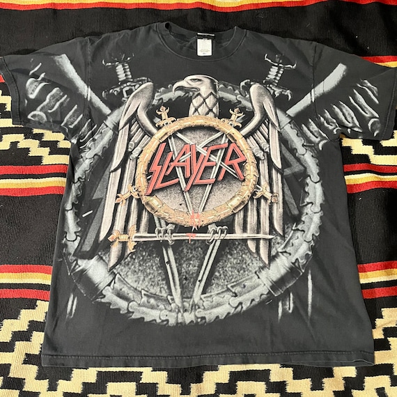 Early y2k slayer liquid blue tag parental advisory pr… - Gem