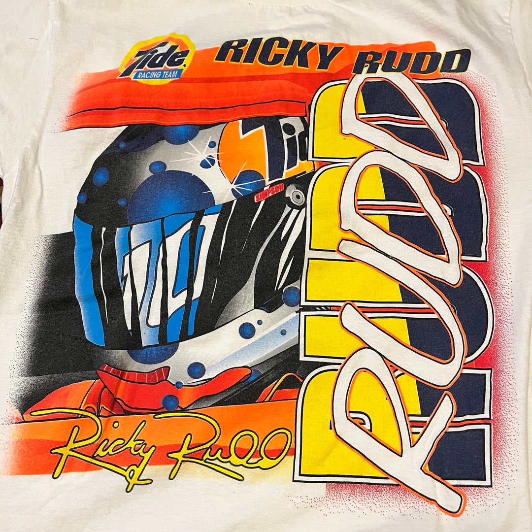 90s Winston Cup Racing Ricky Rudd Tide All Over Double Sided Print Size ...