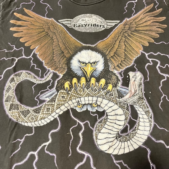 1990s easy rider magazine eagle all overprint see pi… - Gem