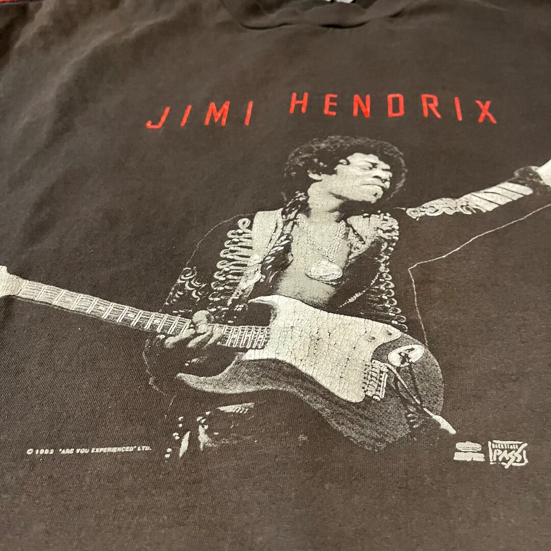 90s Jimmy Hendrix Single Stitch Made Size Xl Stages 67-70 Backstage ...