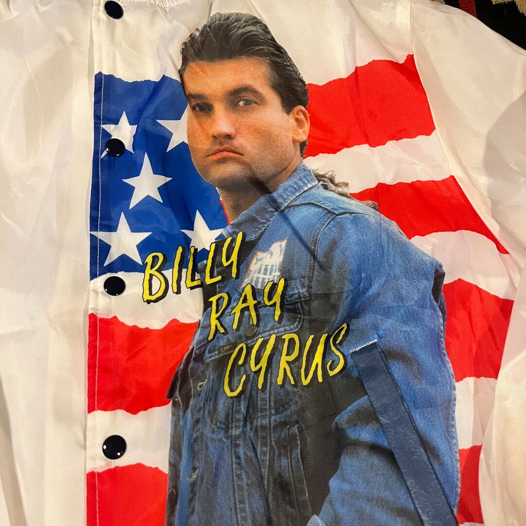 90s Billy Ray Cyrus Live Tour Some Gave All Jacket America Size Xl Sc ...