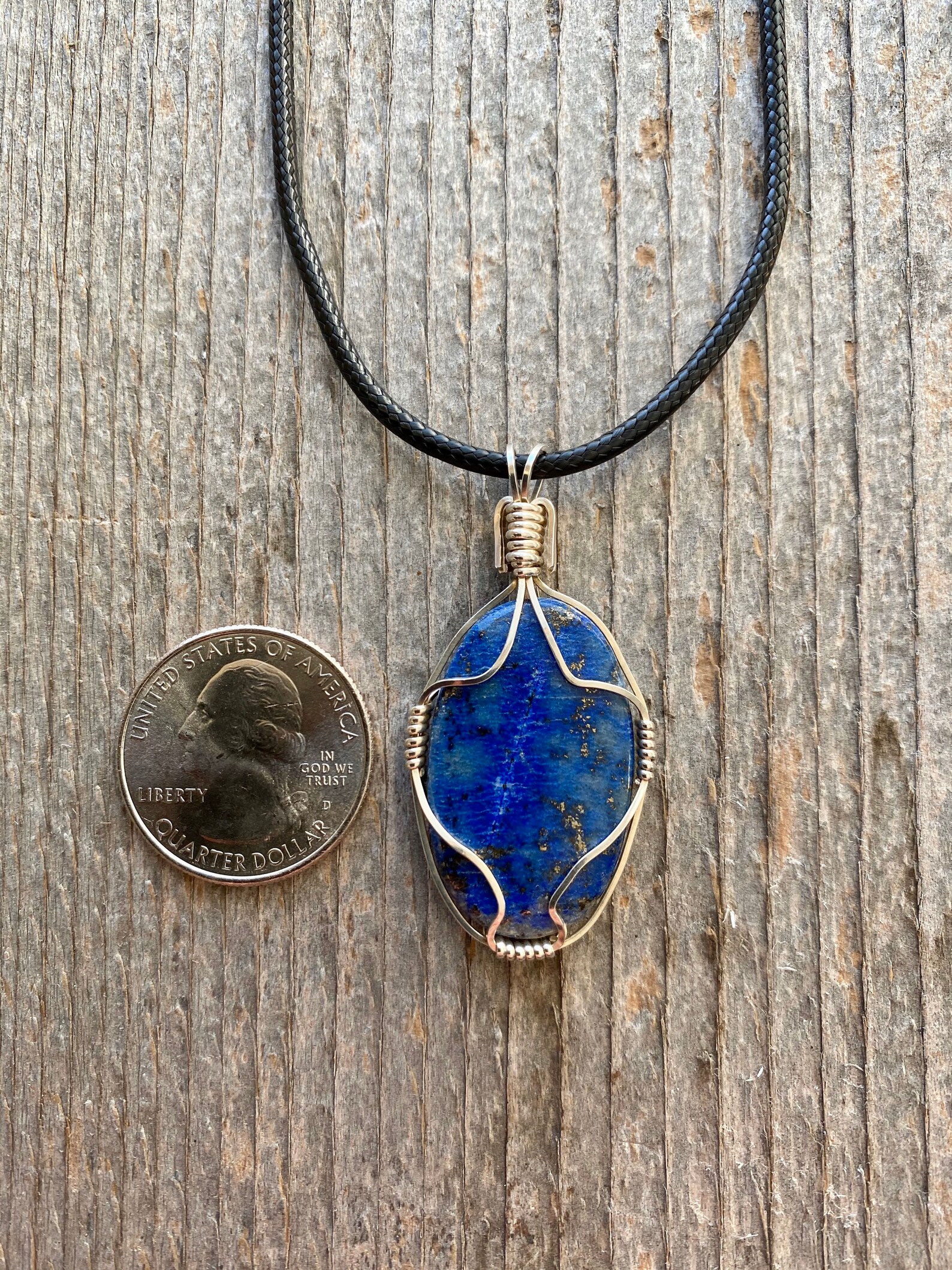 Wire Wrapped Pendant Wire Wrapped Stone Wire Wrapped Jewelry Lapis ...