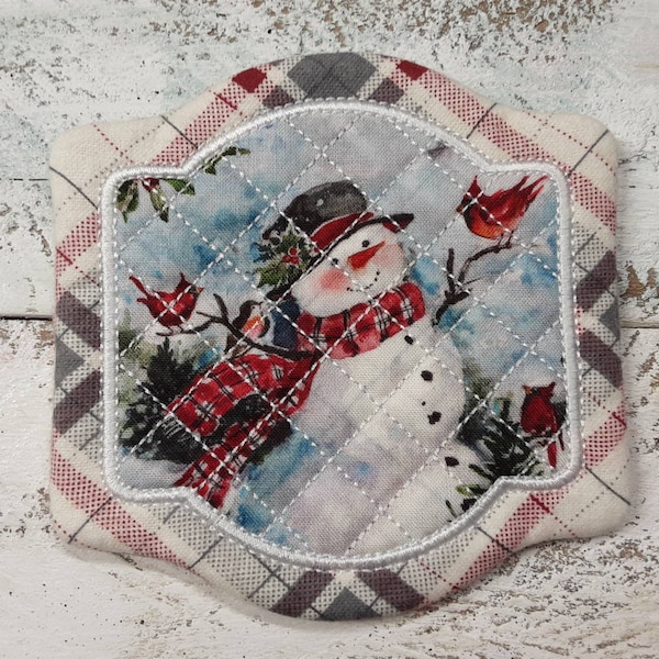 Snowman Mug Rugs - Etsy