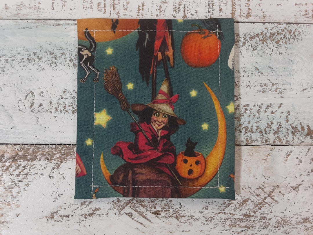 4" X 5" Halloween Witch Thread Bed - Cross Stitch, Needlework, Quilting ...