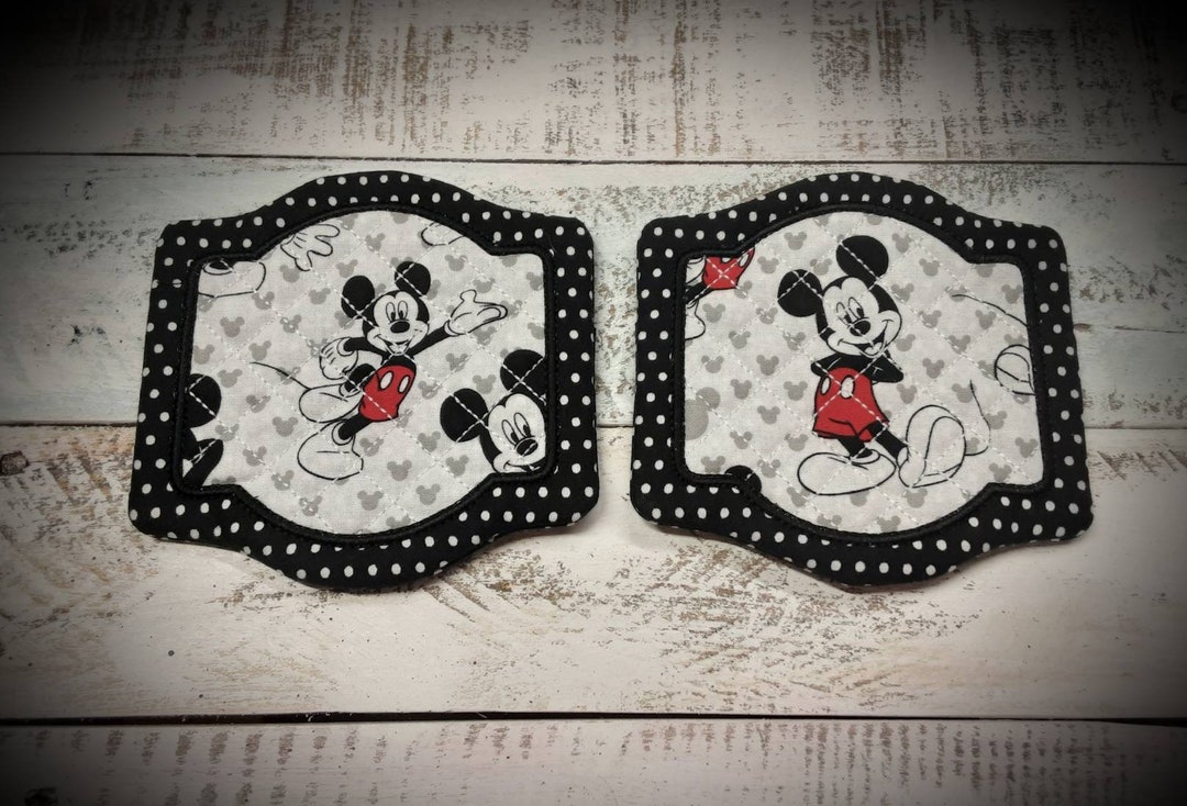 Mickey Mouse Disney Your Choice Mug Rug Coasters 5 X 5 Each Whimsical ...