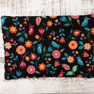 5" X 7" SHABBY Chic Flowers & Birds - Sidekick Notions Bag - Fully ...