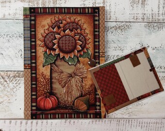 7 X 10 Rooster Autumn Thread Keeper Large Size Cross Stitch, Needlework ...