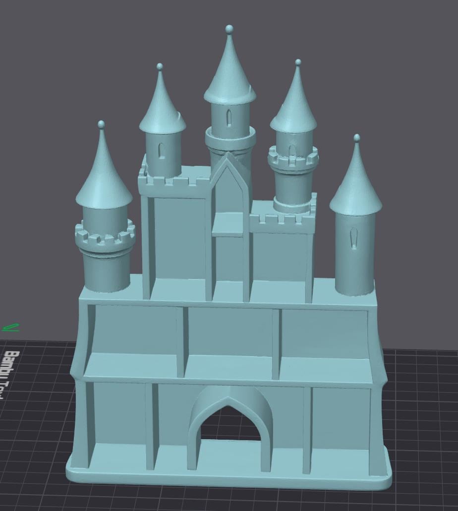 Castle Display Shelf STL for Miniverse | Cinderella's Castle Miniature ...