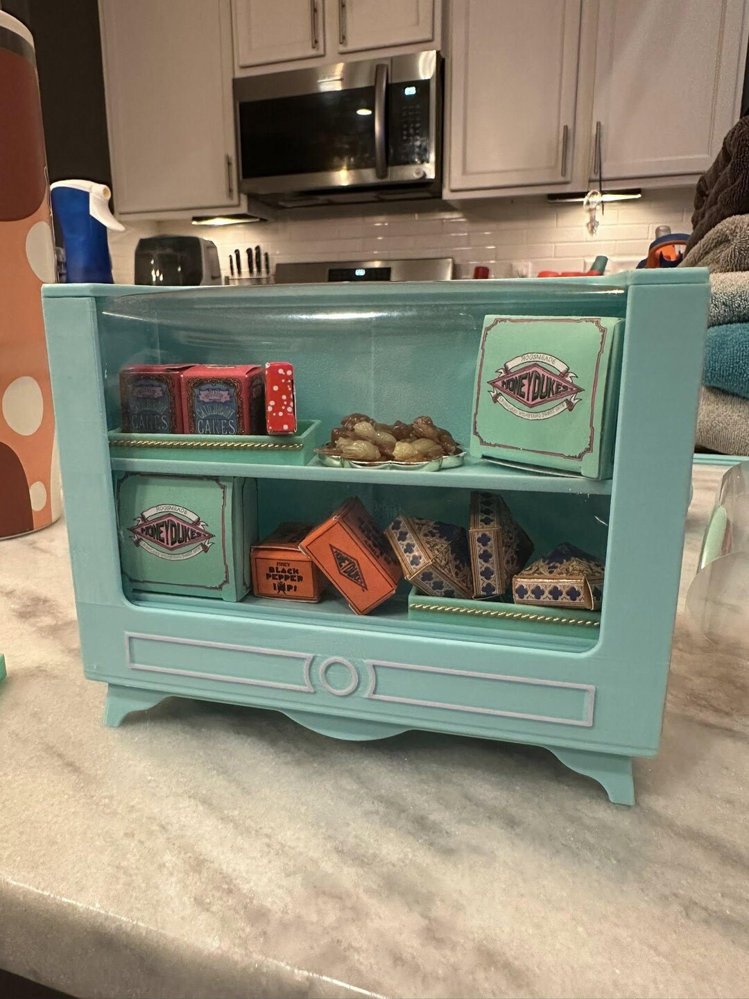 Miniature Bakery Display Case | 1:6 or 1/12 Scale Dollhouse | Mini ...