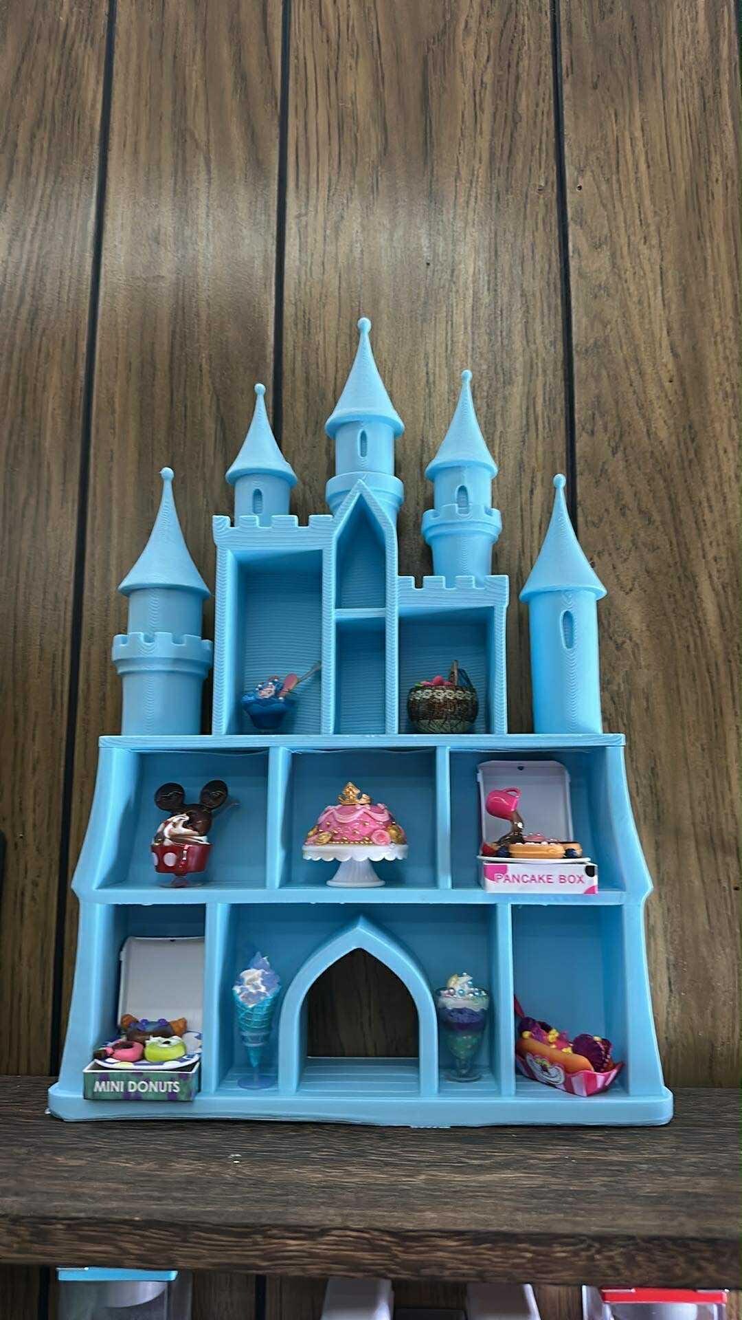 Castle Display Shelf for Mini Brands Create Disney Snacks – 3D Printed ...