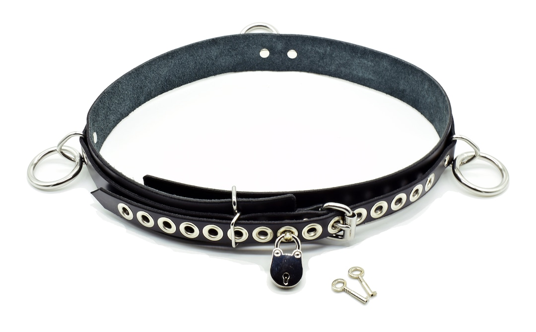 Leather Locking Bondage Belt (mature) - Etsy