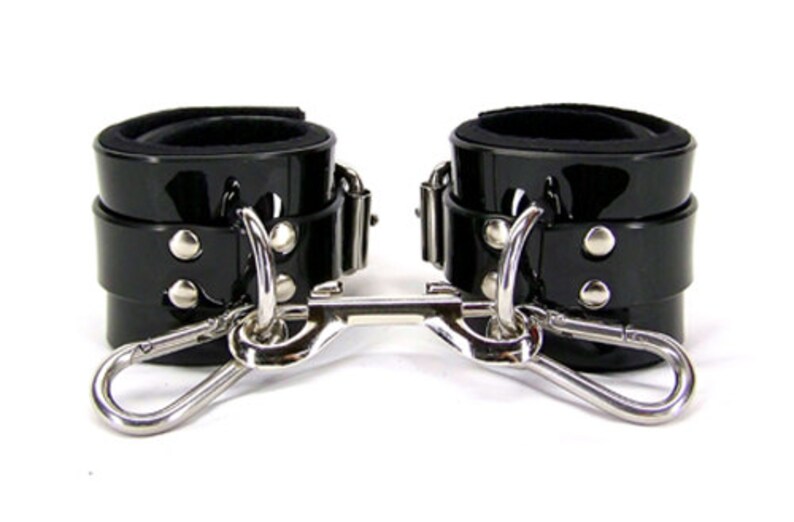 Lined PVC Wrist Bondage Cuffs mature - Etsy