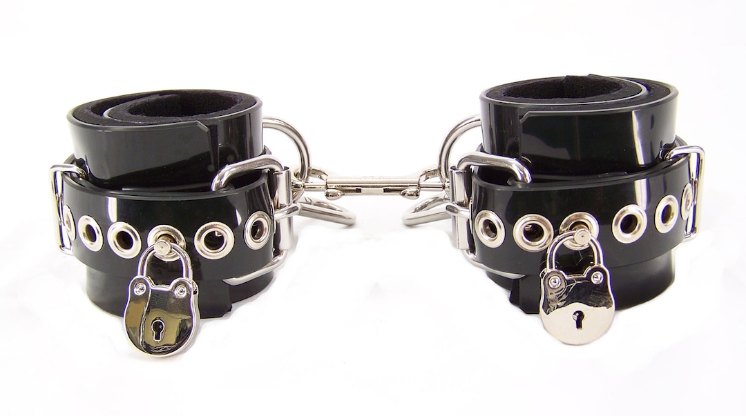 Locking PVC Ankle Cuffs (mature) - Etsy
