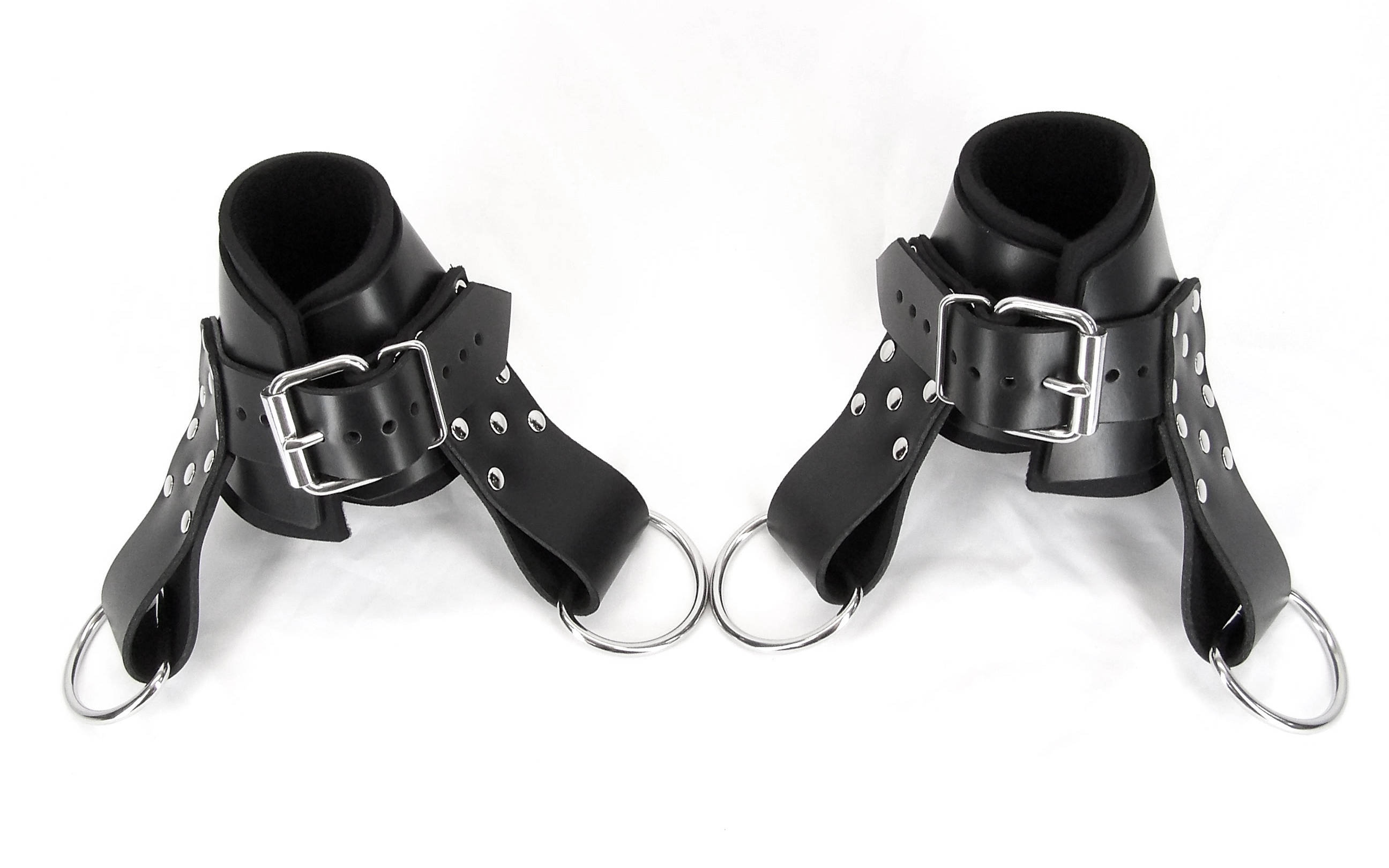 Padded Leather Ankle Suspension Cuffs mature - Etsy UK