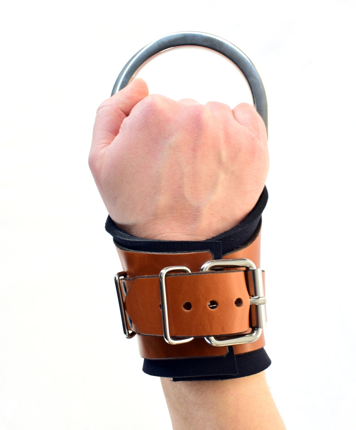 The Multi-cuff Brown Leather Wrist Suspension Cuffs - Etsy