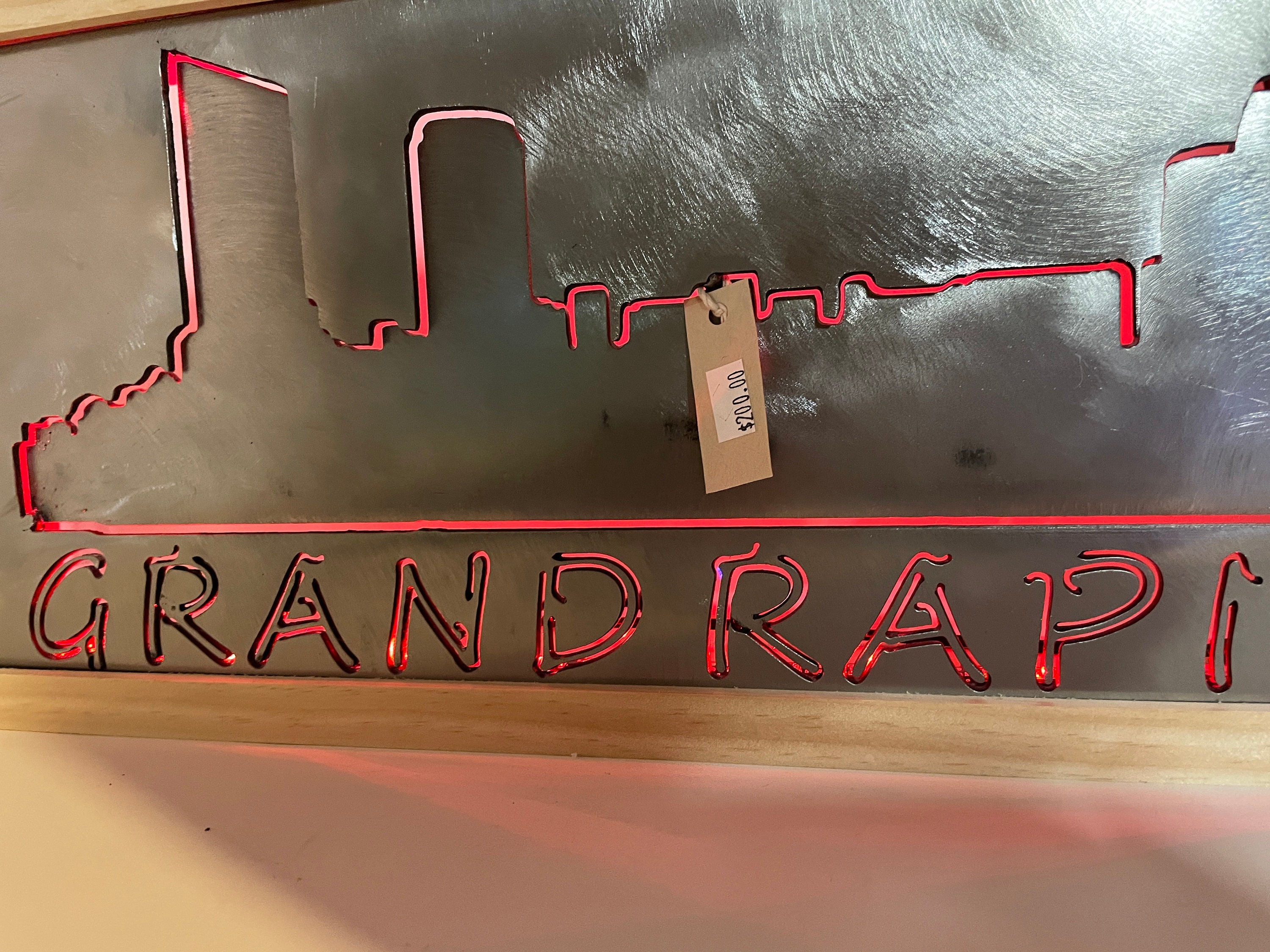 Grand Rapids Michigan City Skyline Sign - Etsy